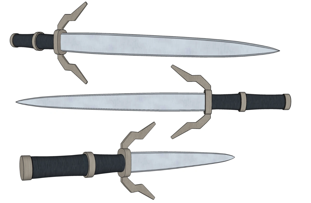 3D Weapon One handed Sword