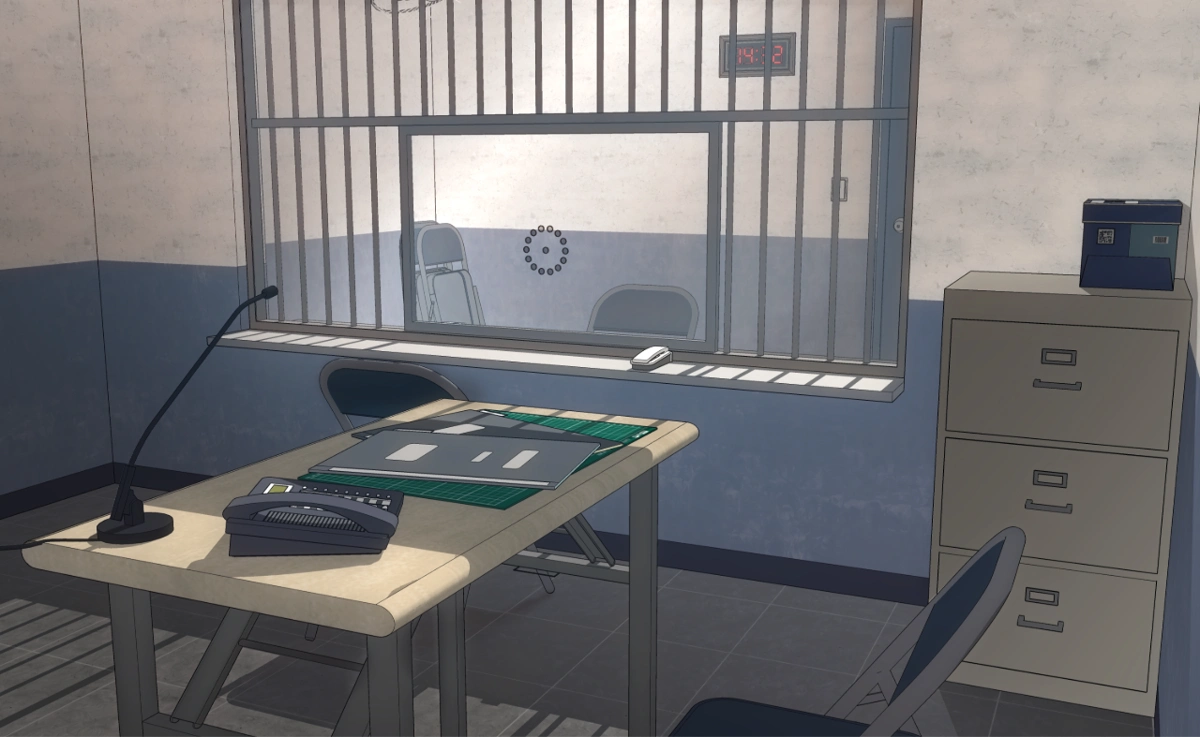 Prisoner visitation room