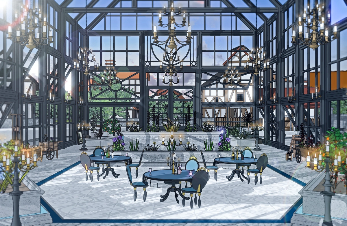 Fantasy Lab Background Set - Botanic Garden