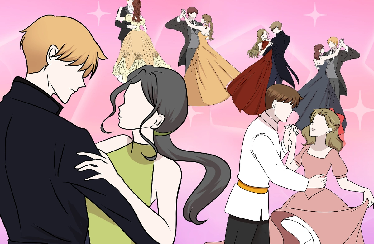 Victorian People Dancing