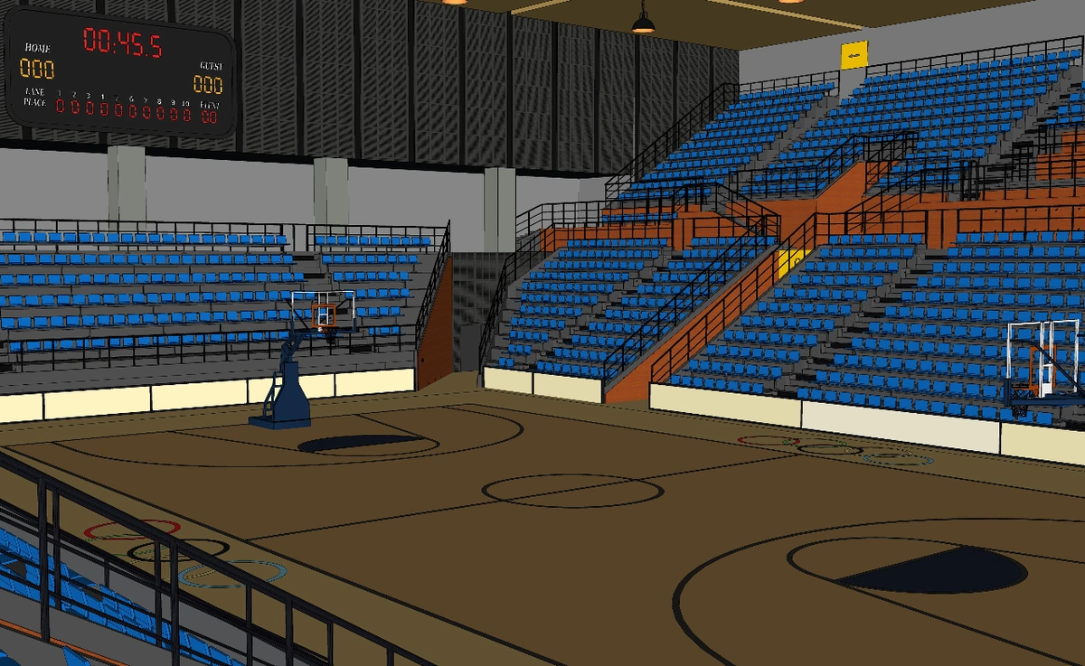 Basketball stadium