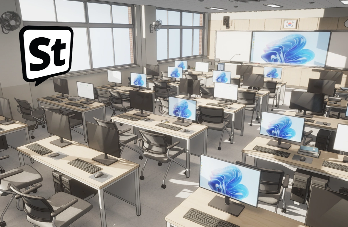 [Snaptoon + Sketchup] Computer room