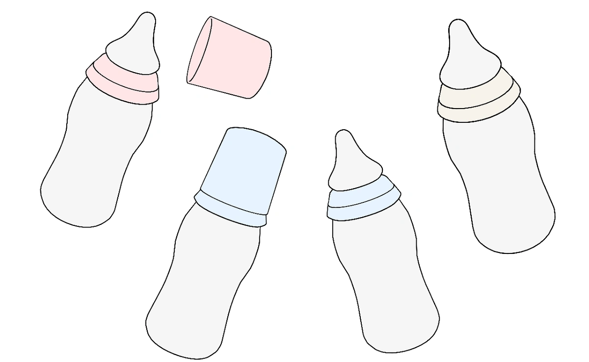 3D Simple Baby Bottle