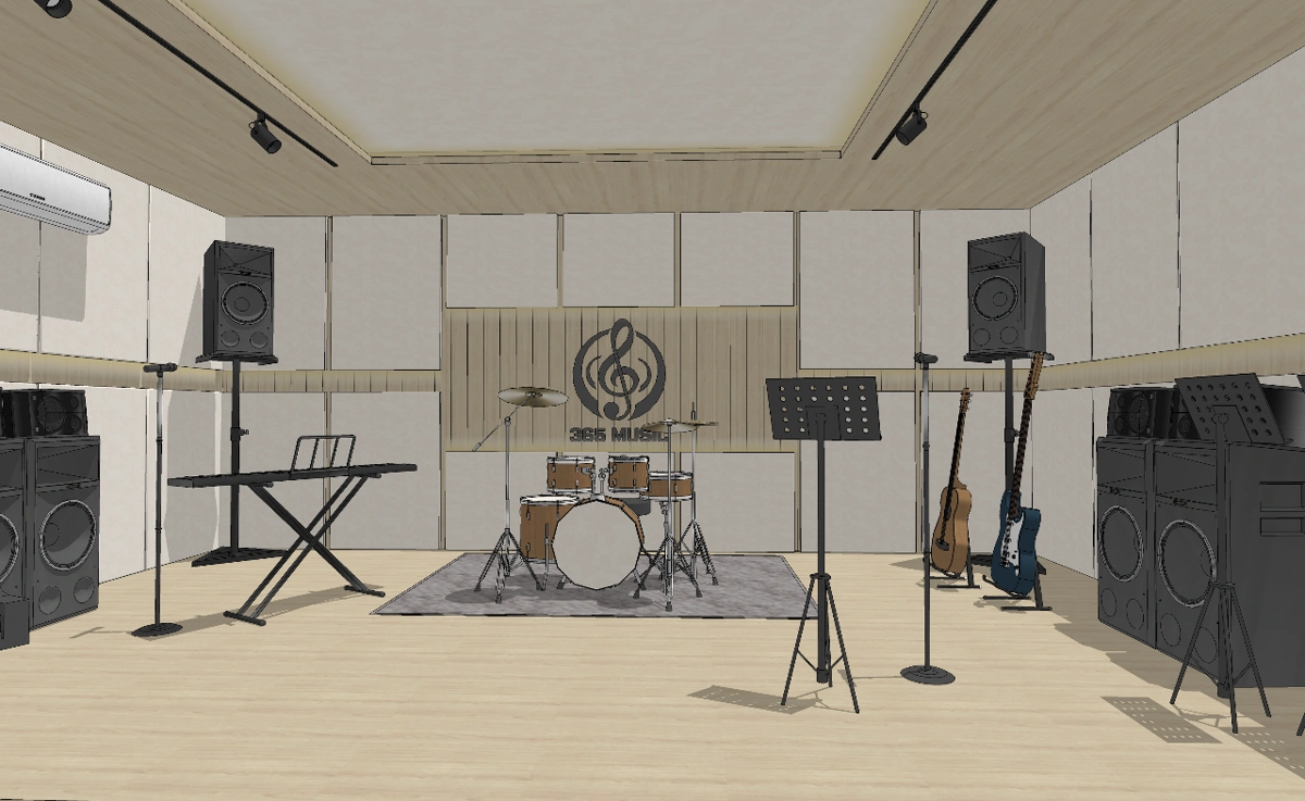 Indoor Background - Practical Music Academy