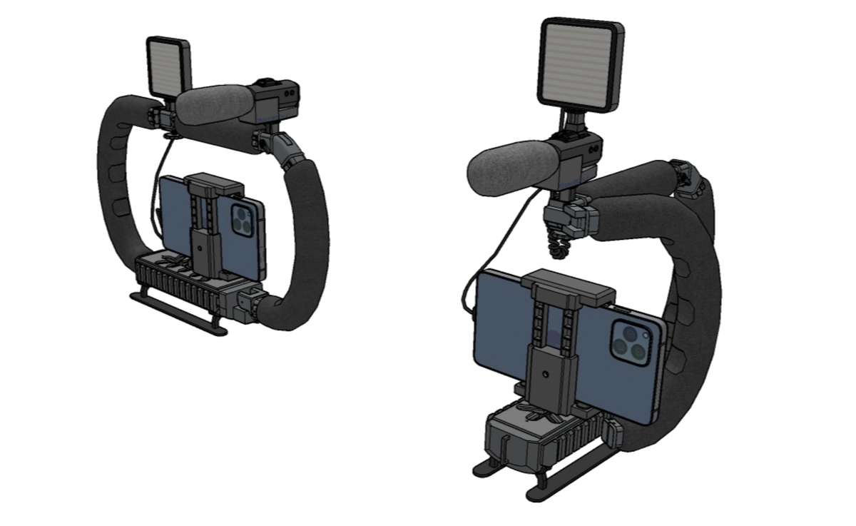 [Camera handle grip] For a stable shoot