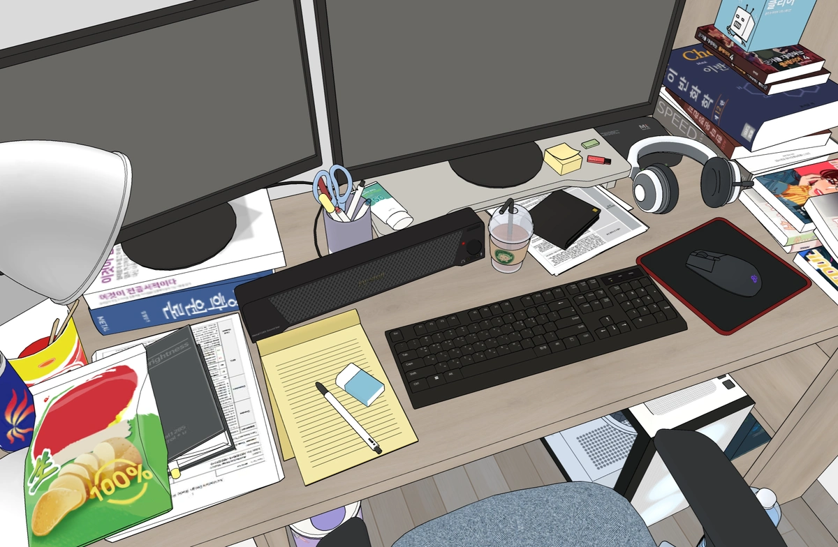 [Metal1285 Room Series] 3. Basic Studio Apartment for Male College Student