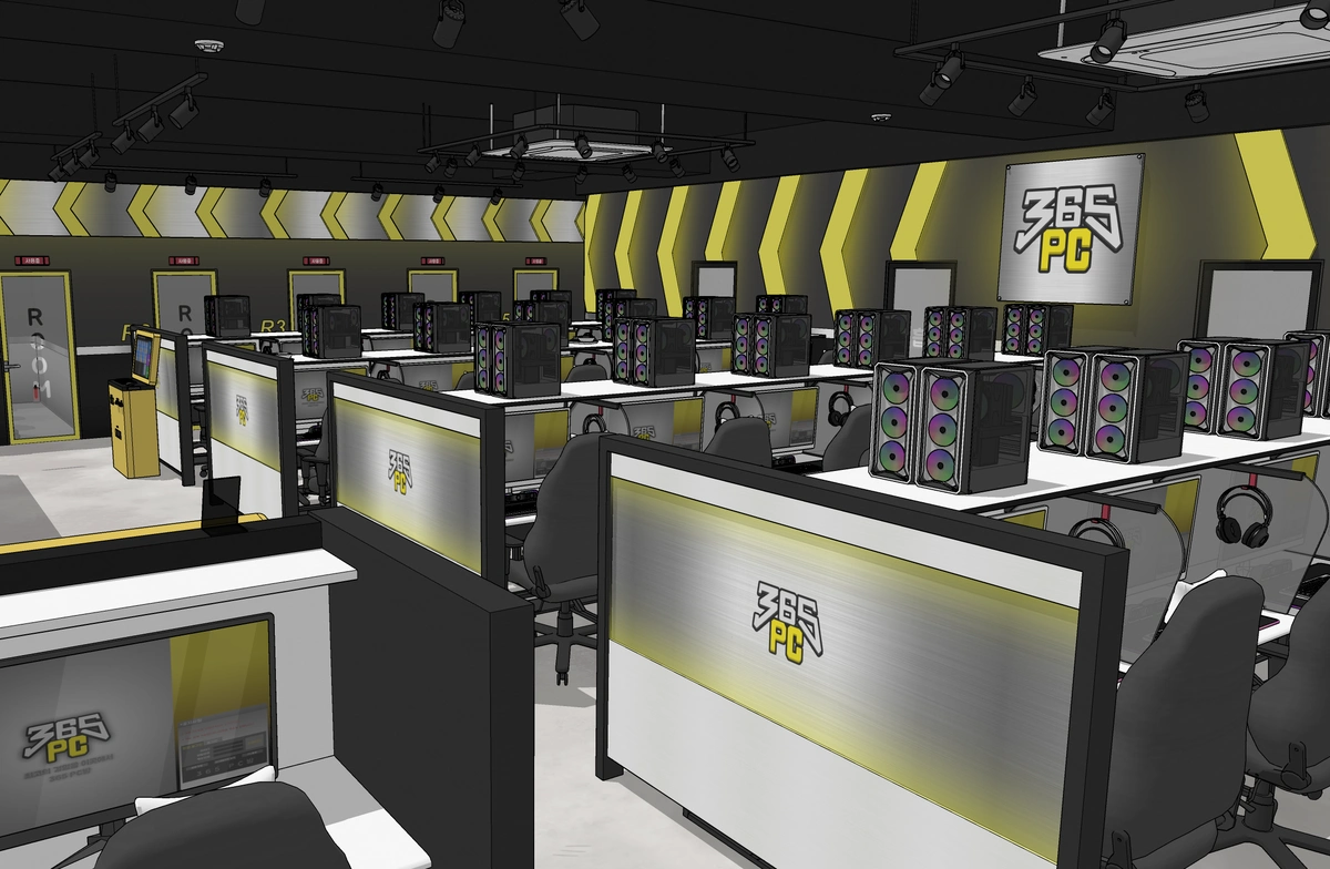 15 Interior Models - PC Room