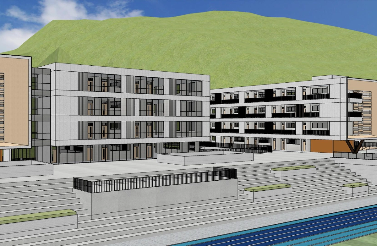 Exterior Of A School