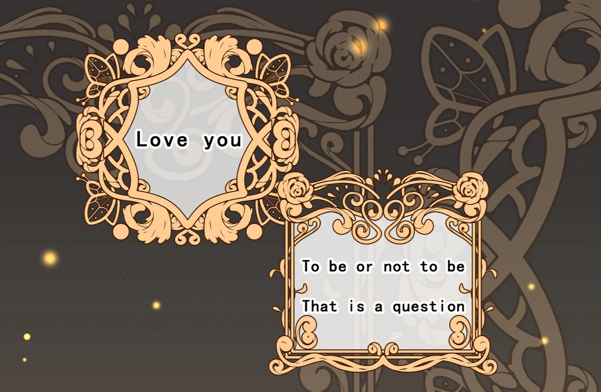 CSP Romance Fantasy Colorful Dialog Monologue Narration Frame ...