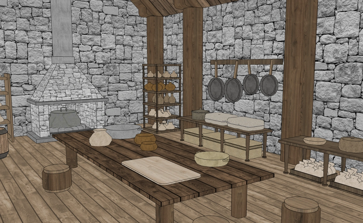Medieval kitchen