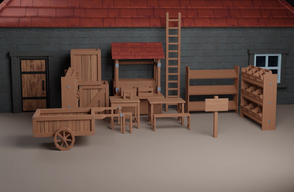 House Shaped Props