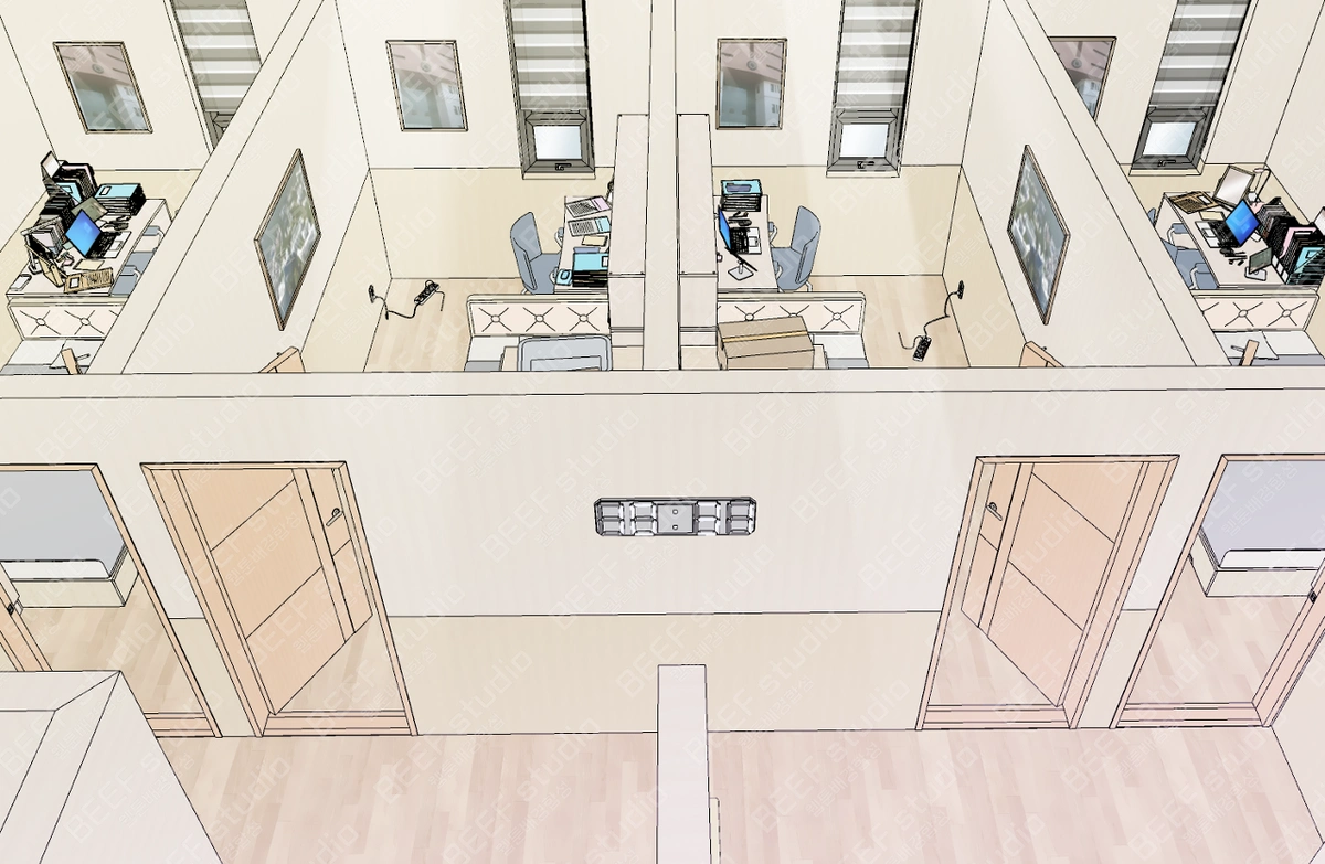 Private four-person dormitory