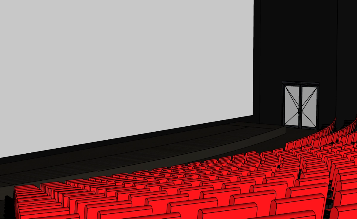 Cinema Theater full interiors