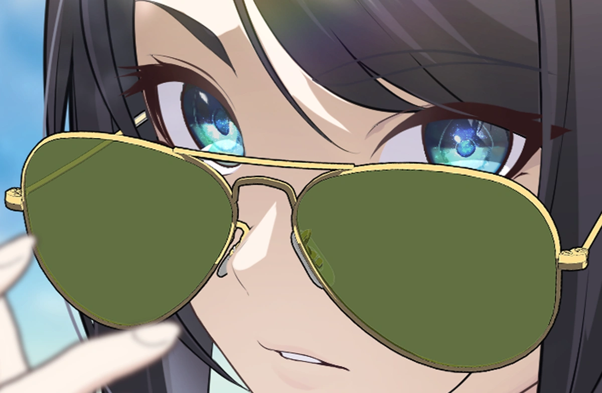 2D Glasses Sunglasses Set B