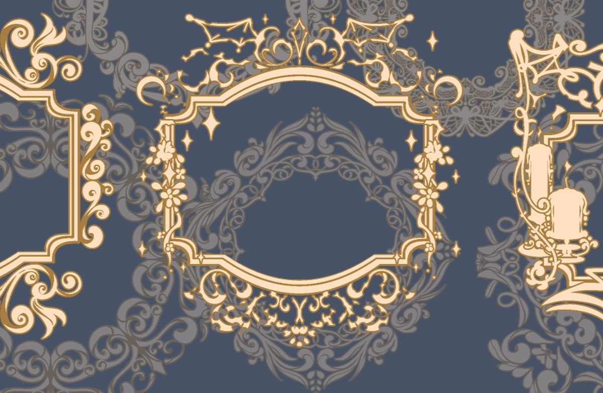 CSP Romantic Fantasy Glamorous Dialog Box Monologue Box Narrator Box ...