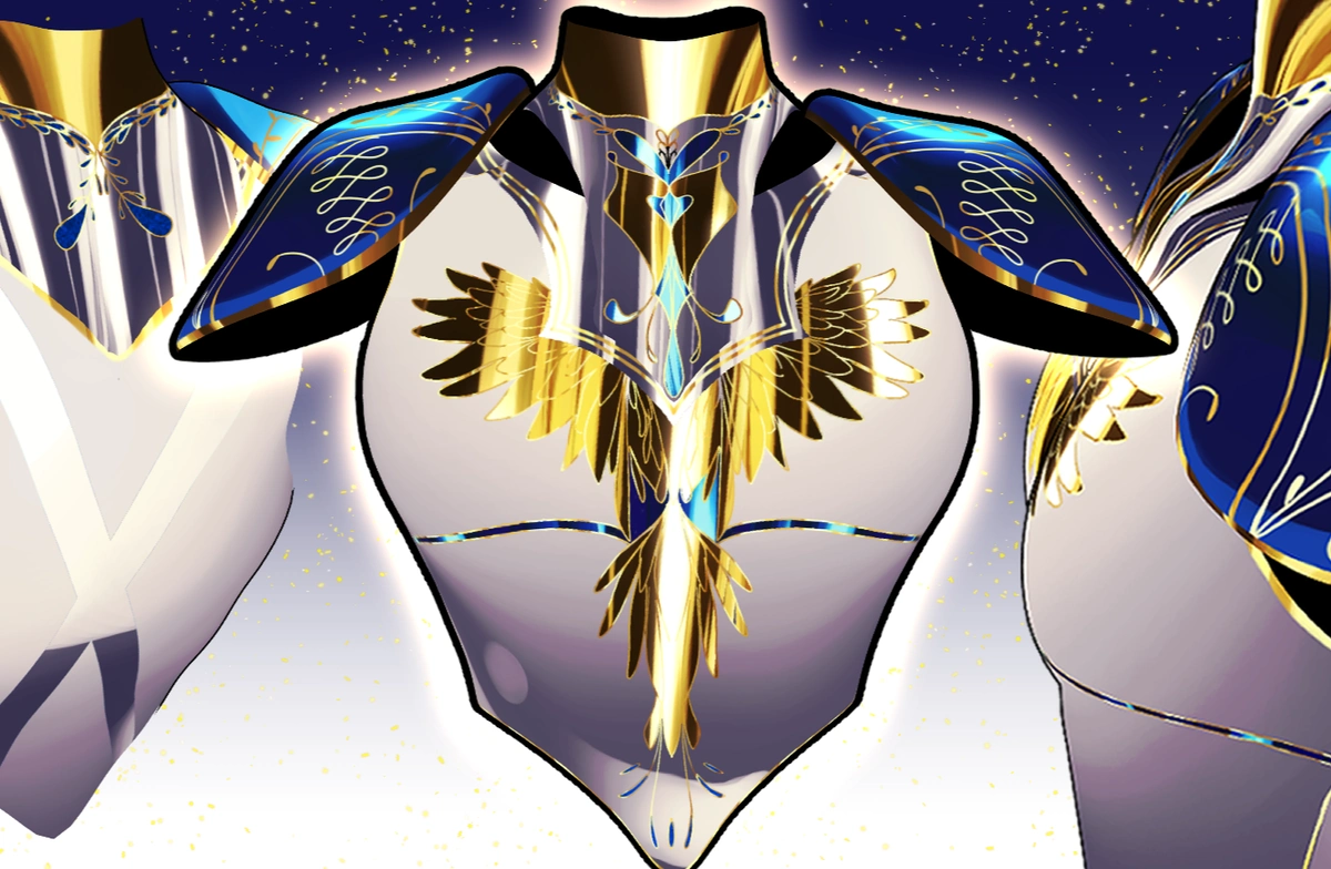 Fantasy Prince Upper body Armor 3D, HD