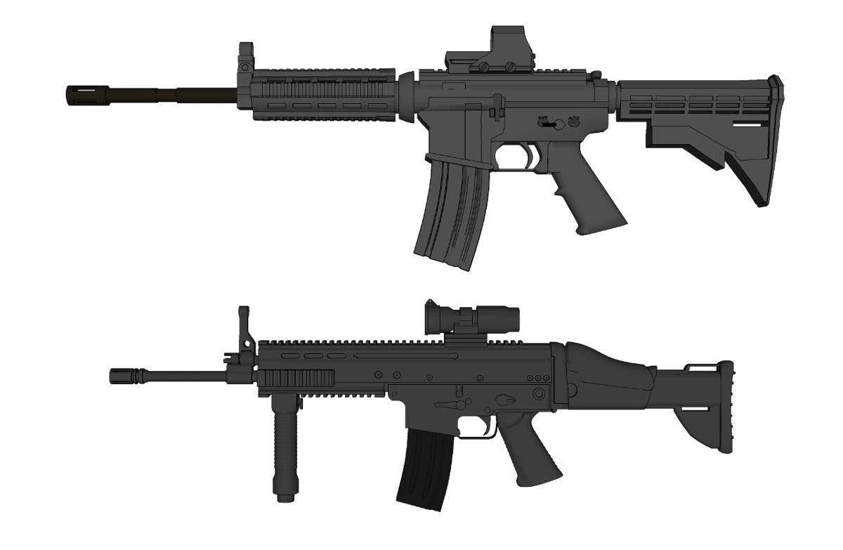 2 Automatic rifles