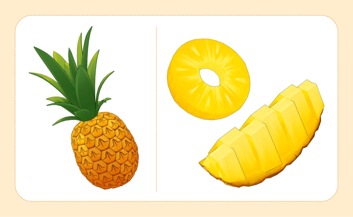 Clip studio 3D Fruit - Pineapple