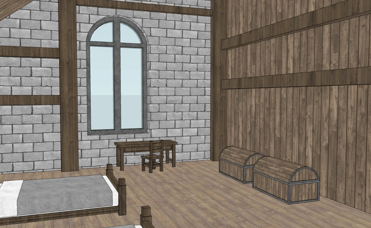 Medieval Fantasy Bedroom 1