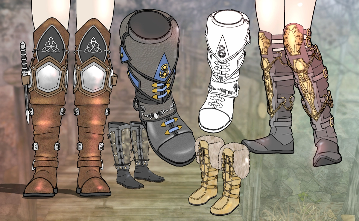 Medieval Fantasy shoes