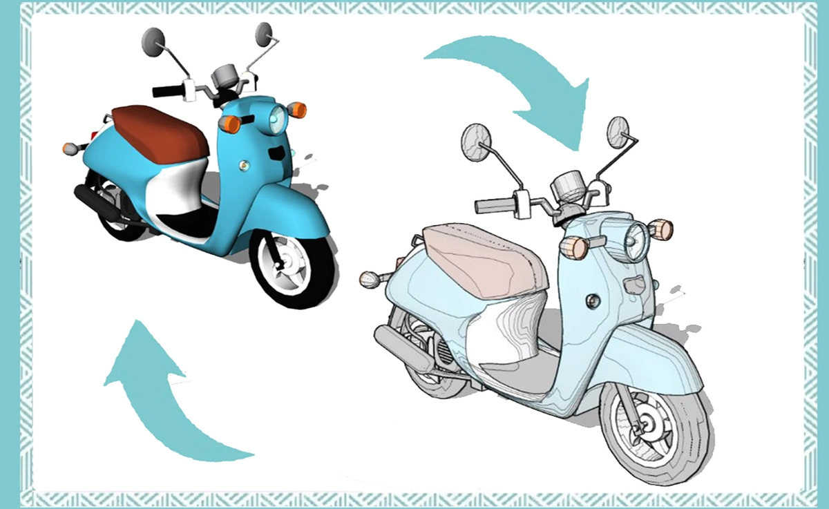 Motorcycle (Yamaha**)