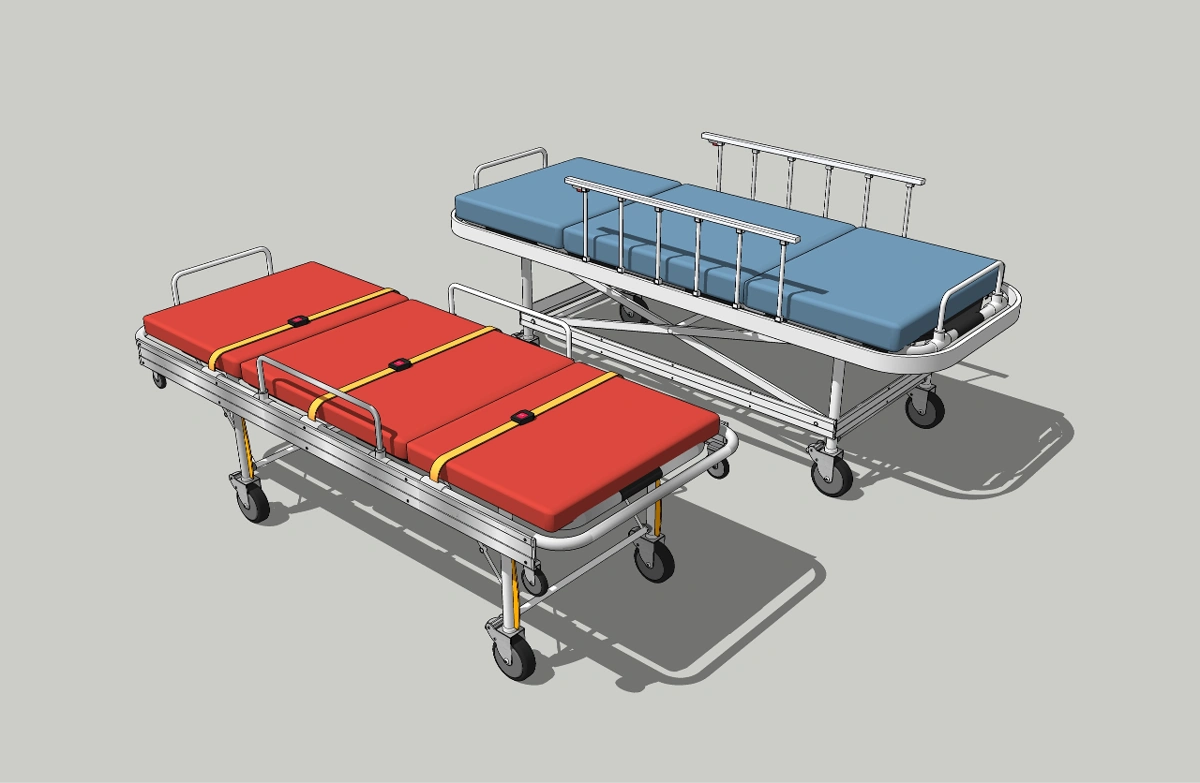 Emergency room props - 2 beds