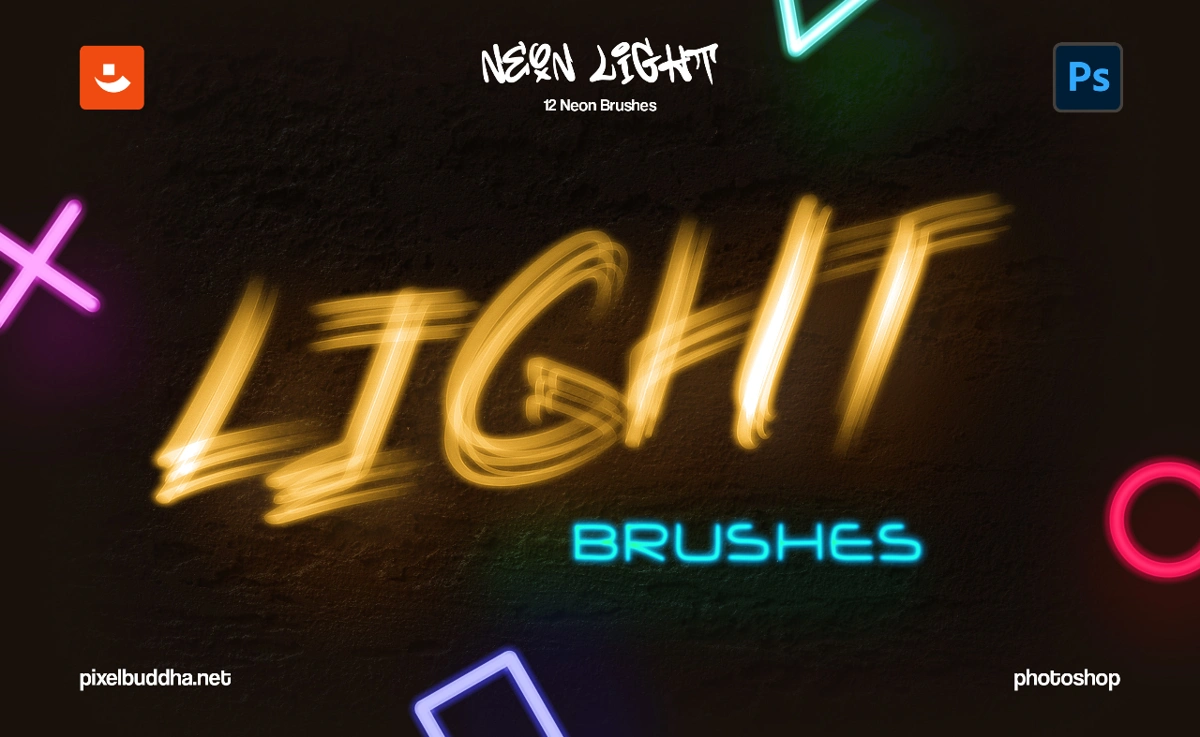 Neon Light Photoshop Brushes