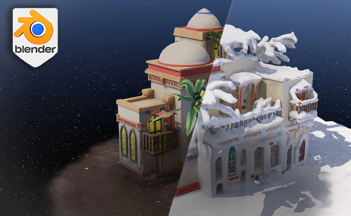 Geometry Node Snow & Ice Pack
