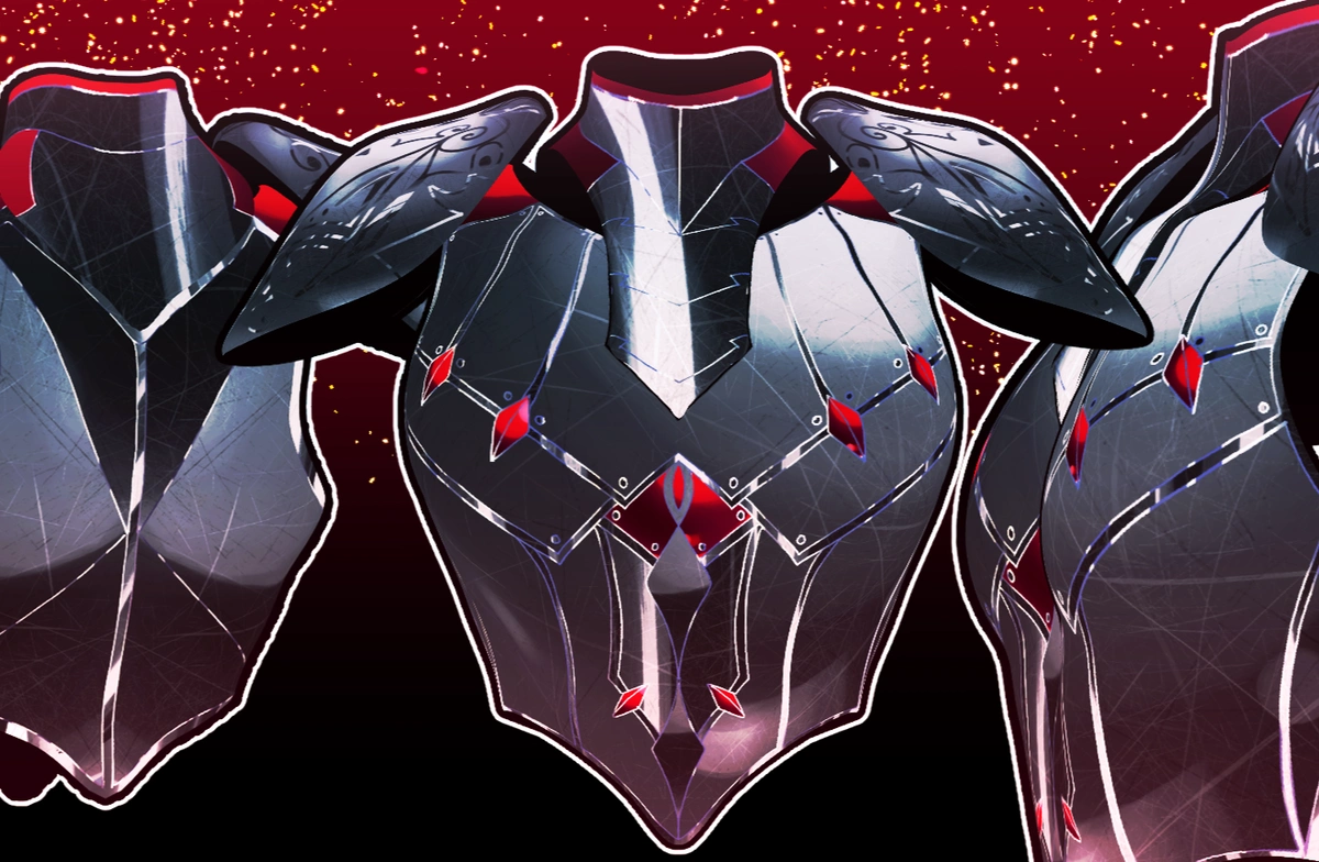 Dark Fantasy Knight Upper Body Armor 3D, HD