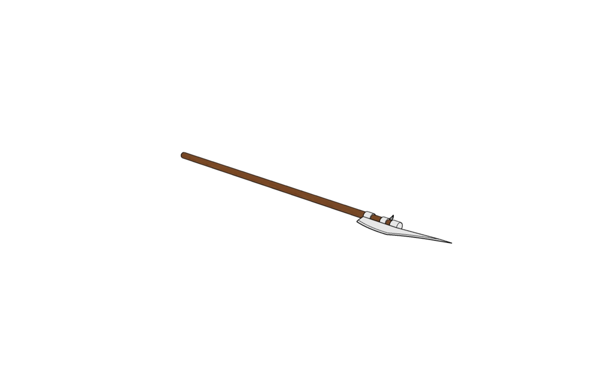 3D Weapon - Voulge (Voulge, Swiss Style, Polearm)