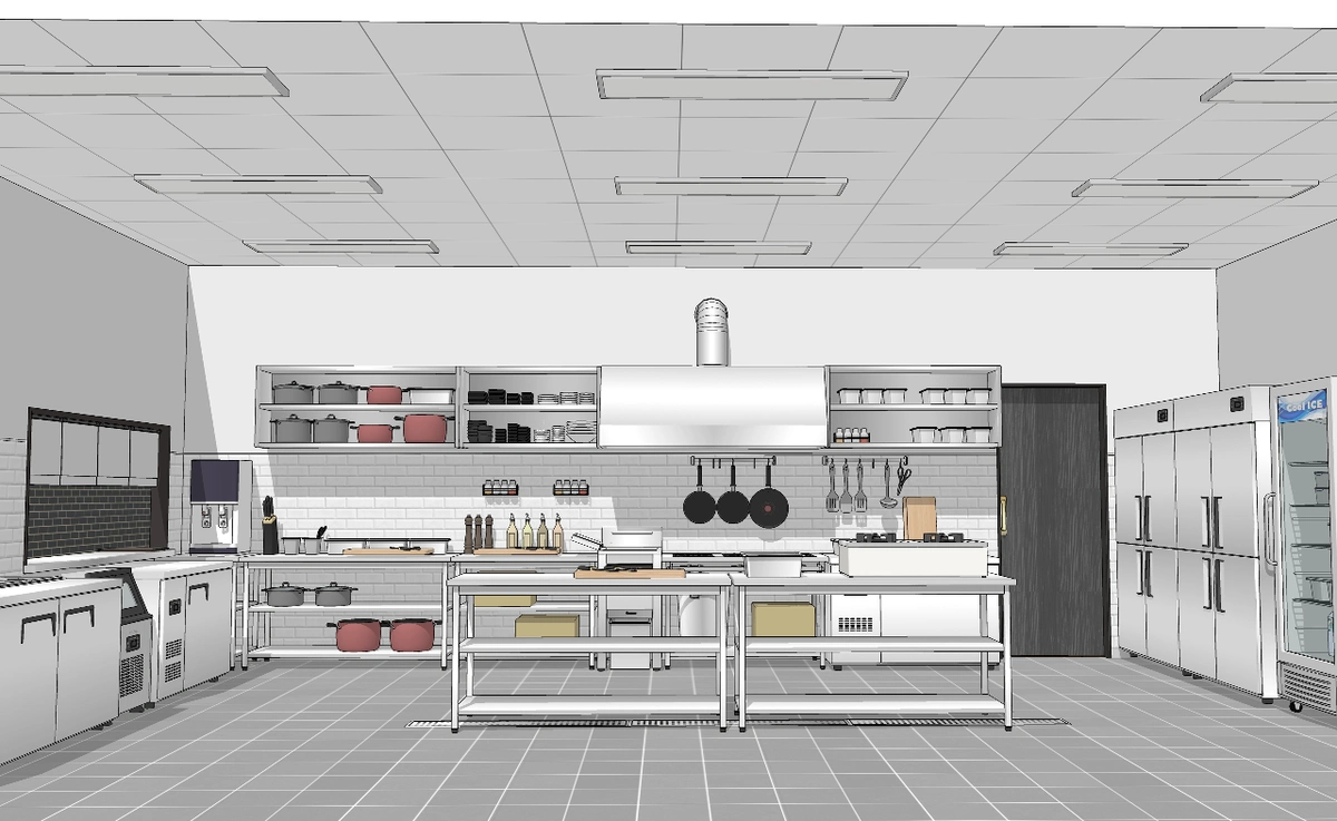 Kitchen fixtures set (customable real size)