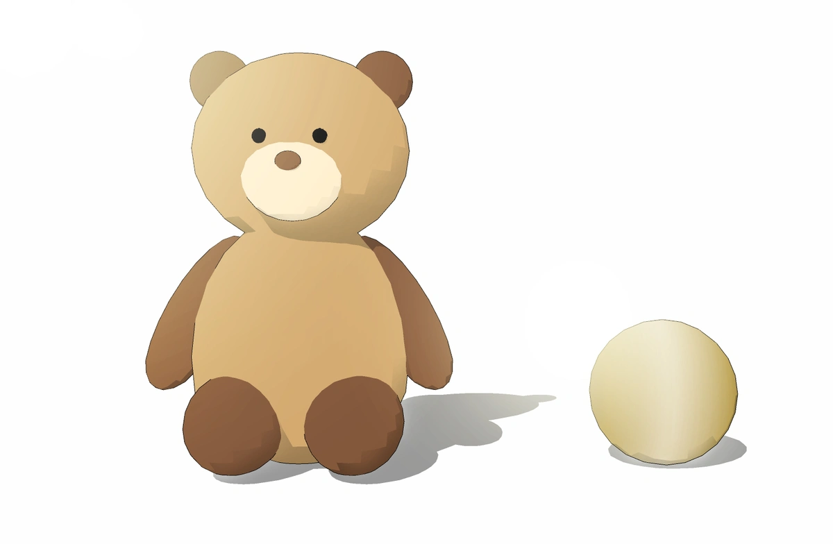 Romance fantasy props - teddy bears, balls