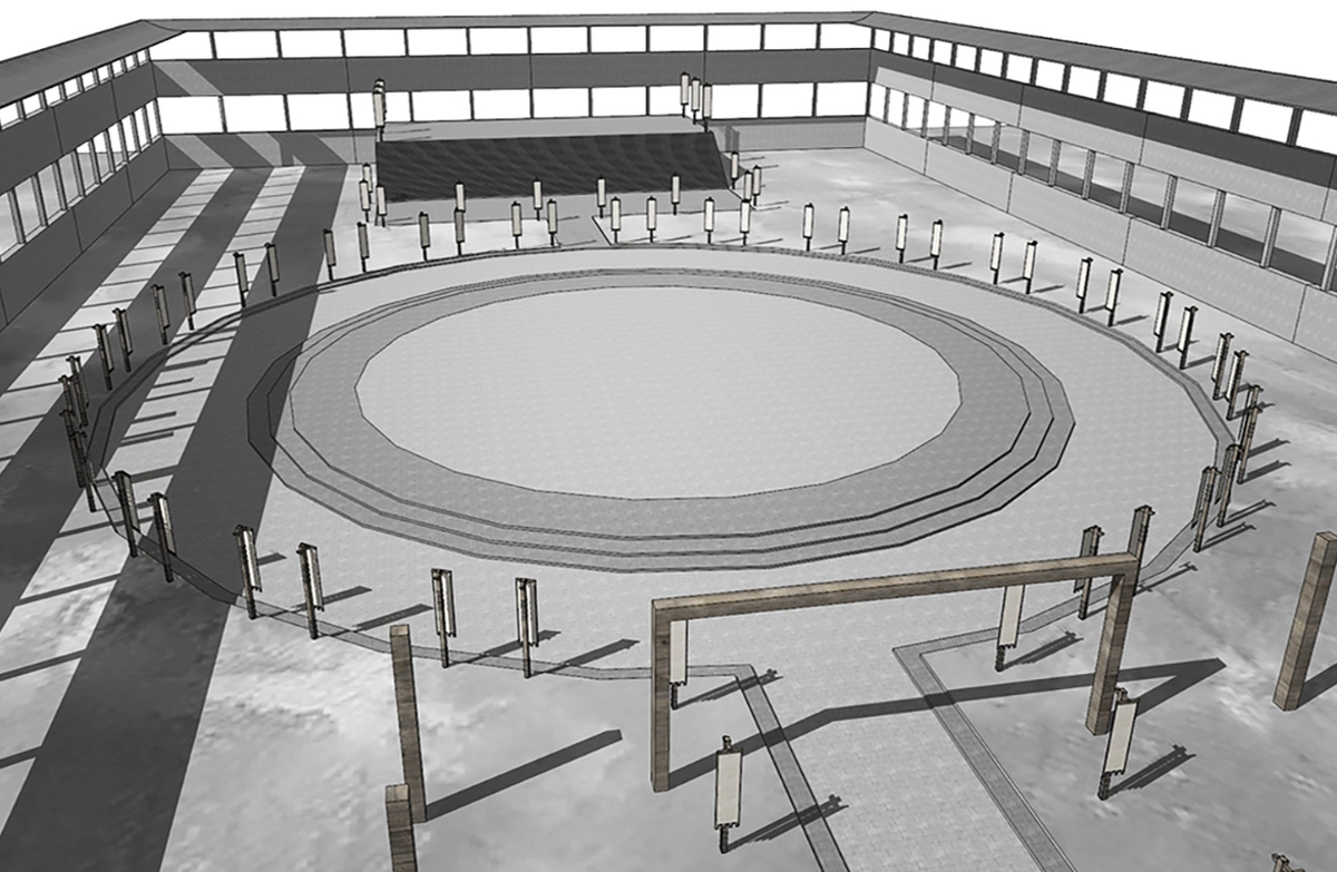 Background of Old Arena Fantasy