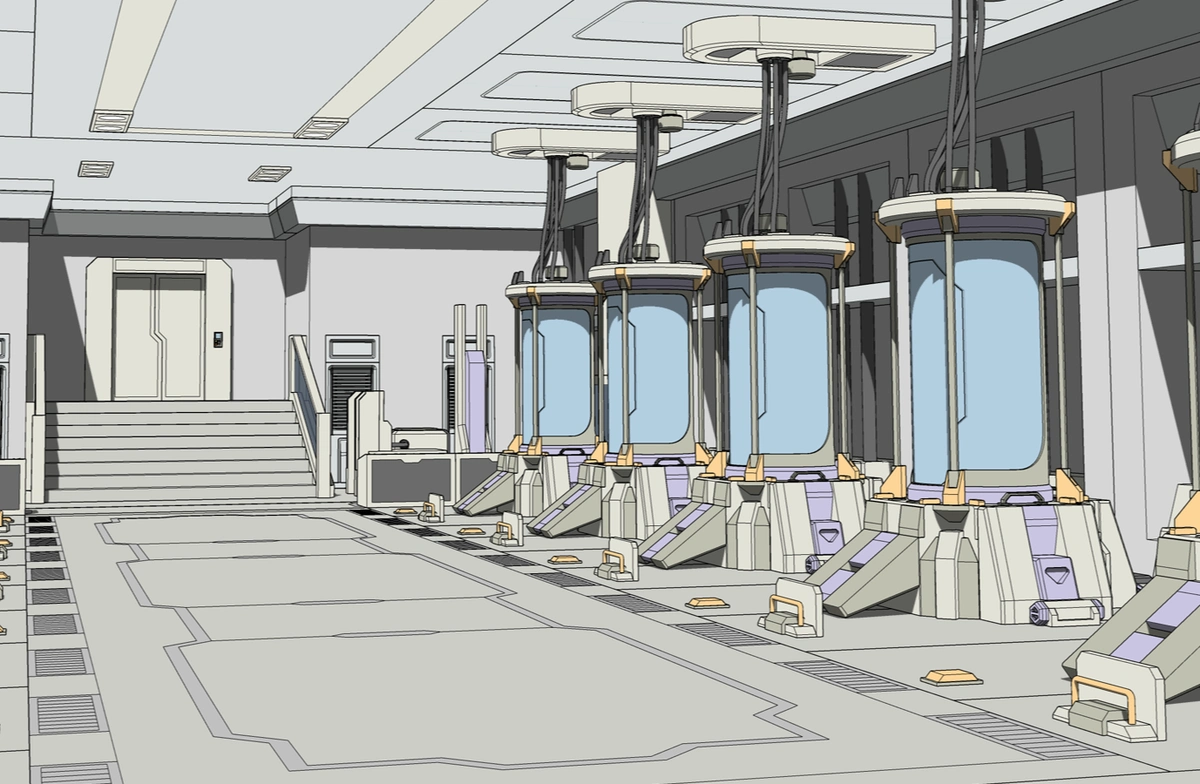 Scifi series Cryo Room