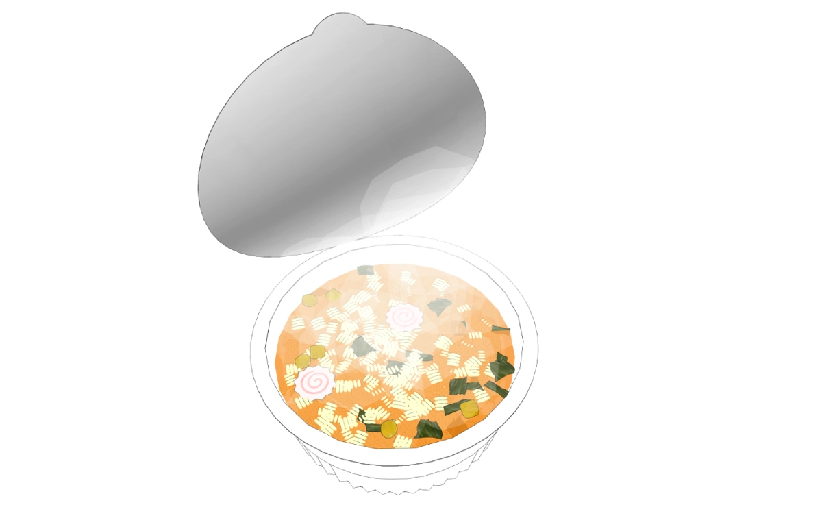 [Detailed cup ramen]_(Chopsticks and noodles not included)
