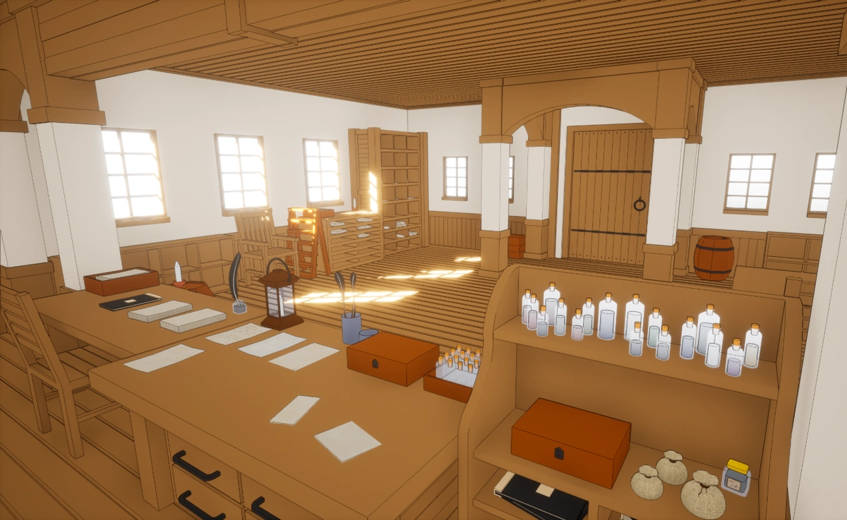 Medieval Pharmacy Pharmacy Indoor