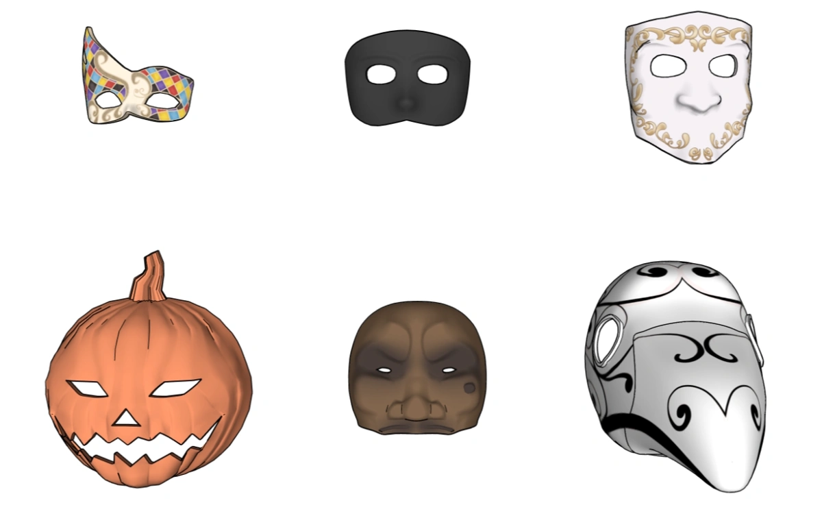 Western Masks 6 Types
