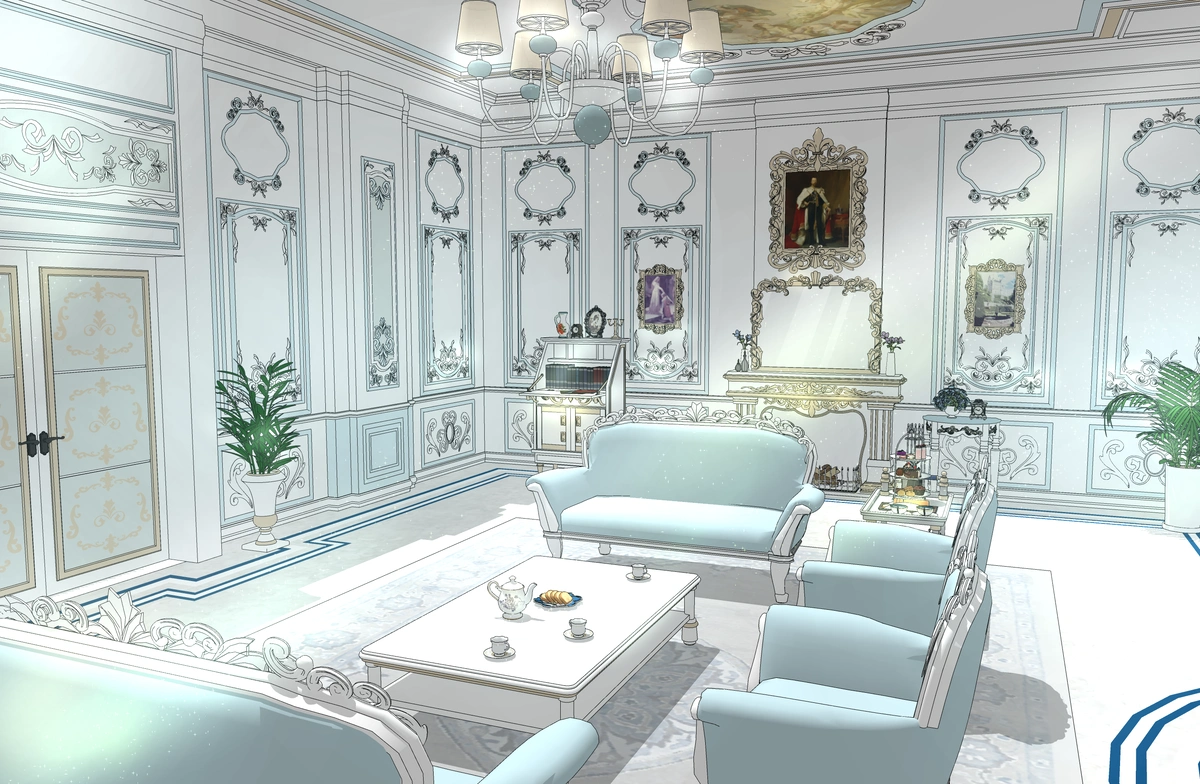 Fantasy Imperial Castle Princess Room