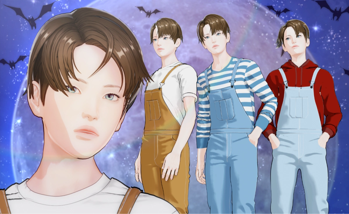 [Male student type-1] Overall pants set