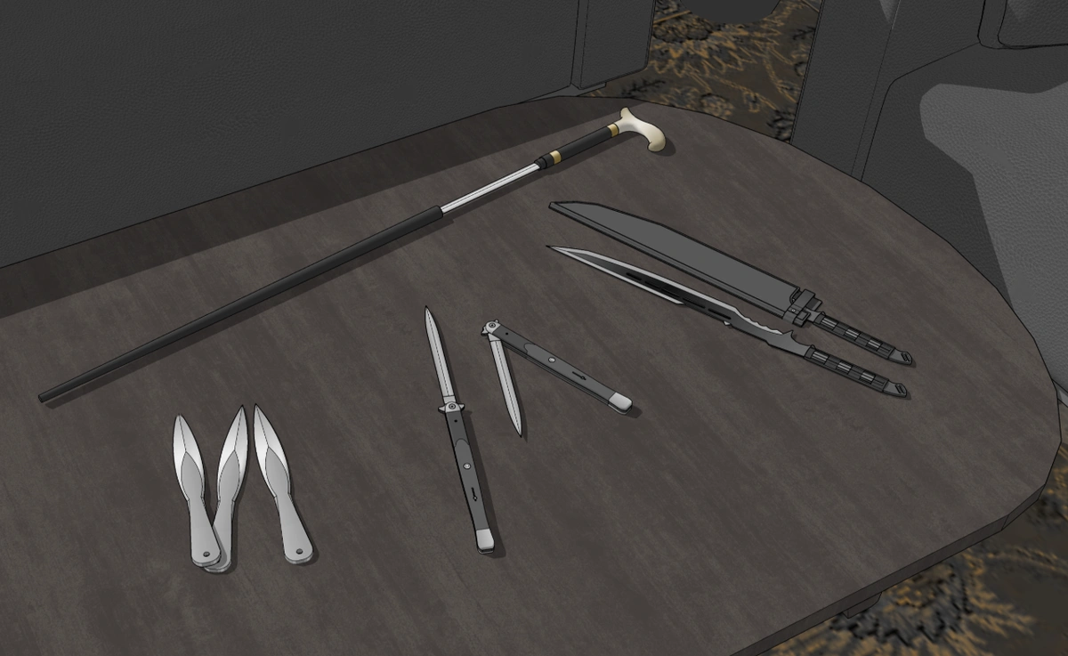 [Four weapons of modern assassination]