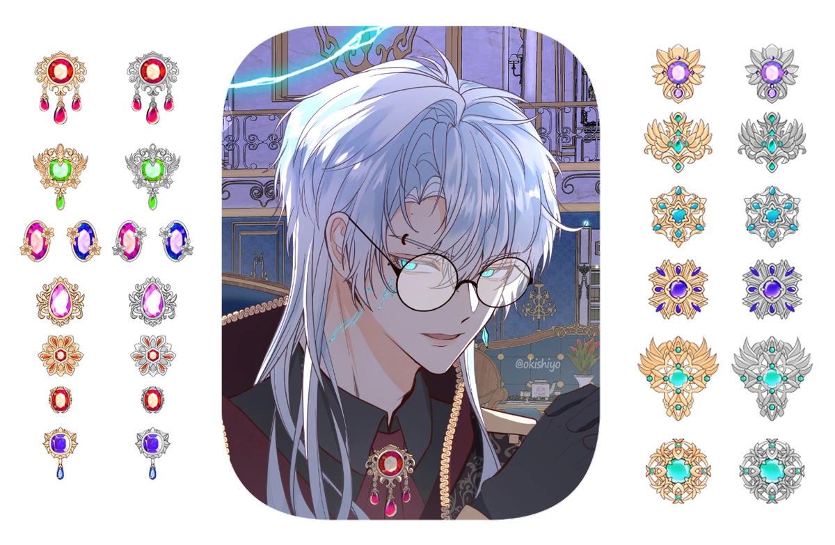 26 TYPES BROOCH AND ACCESSORY