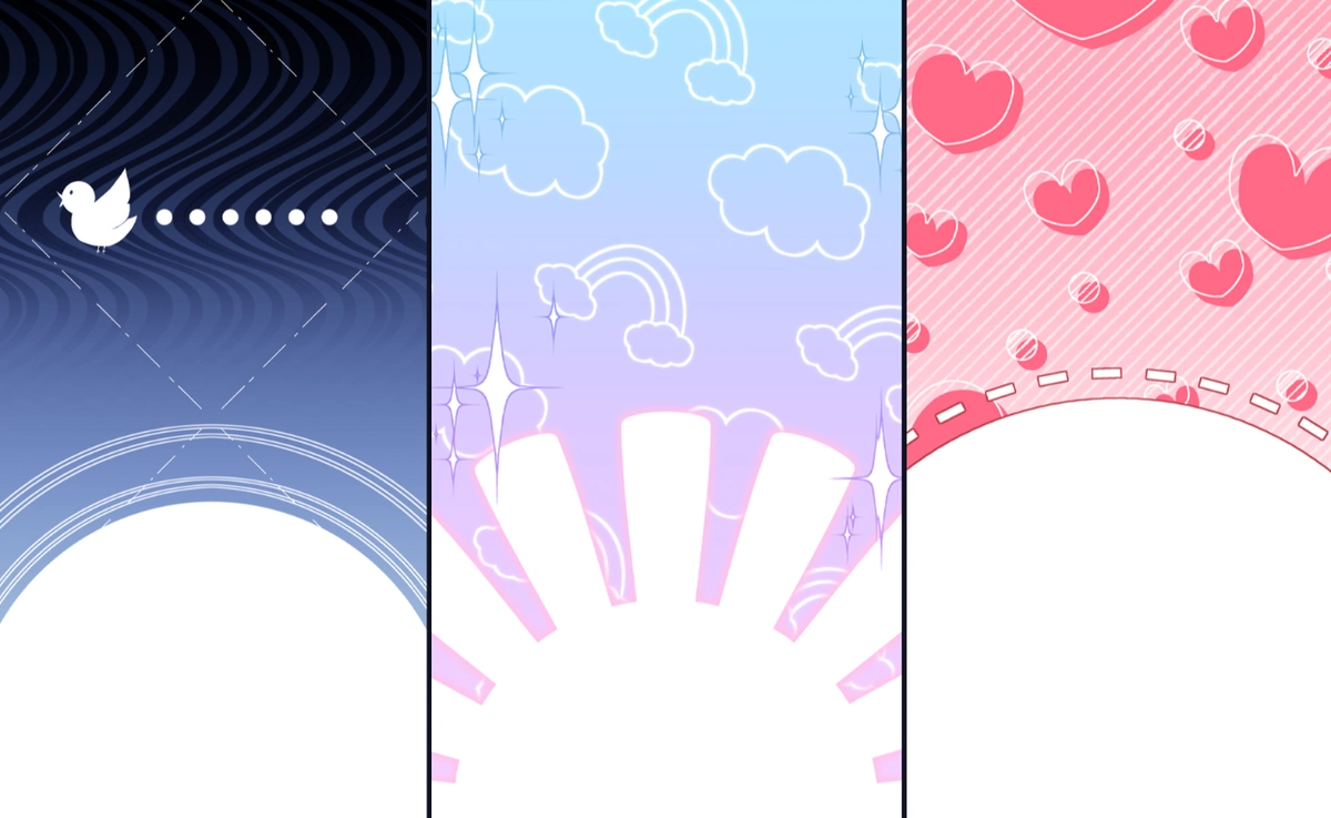 Cute Webtoon Background set 6