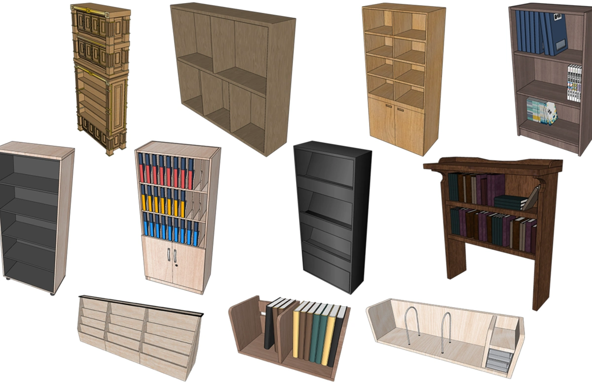 Props Collection - Bookcase & Bookshelf