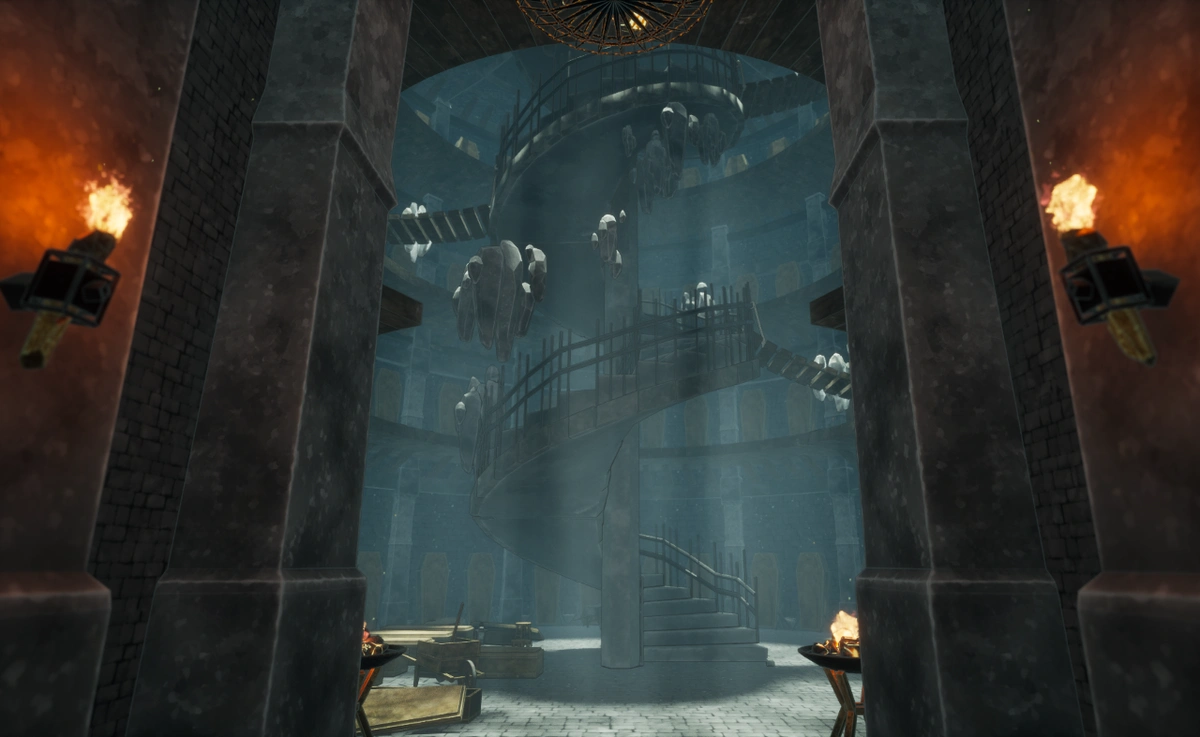 [Snaptun+Sketchup] Exploration of Dungeon: The Ascending Corridor