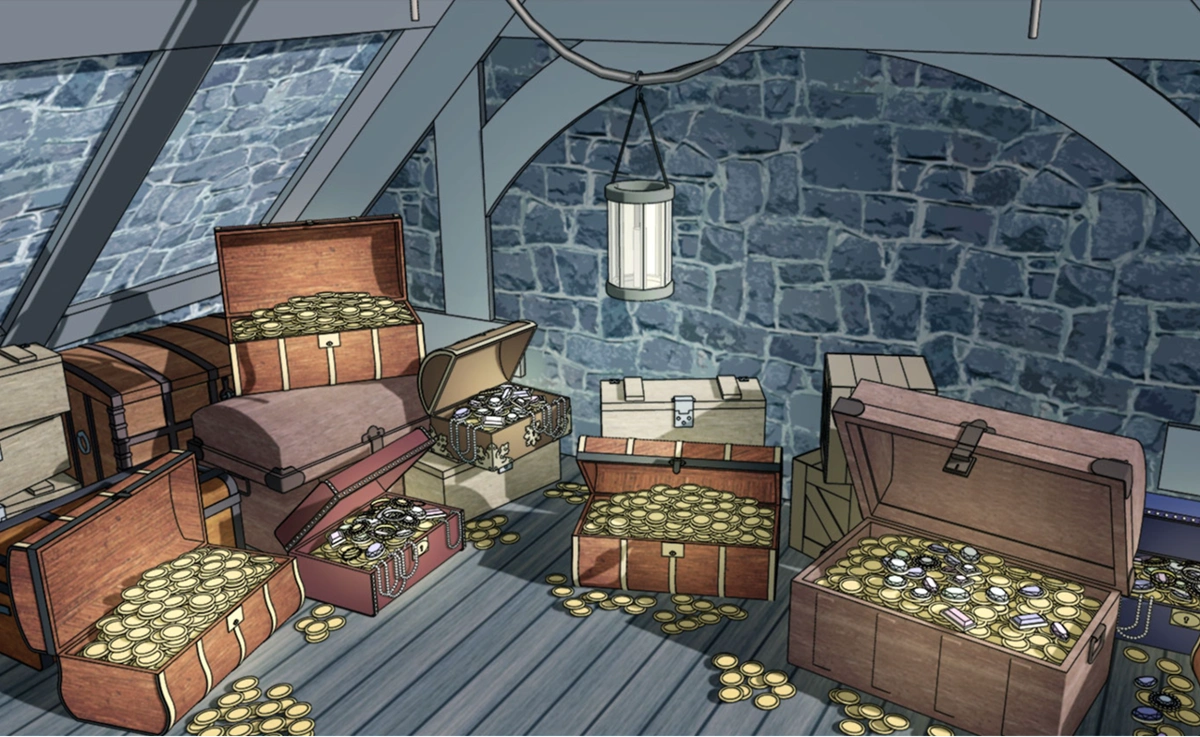 Medieval bandit's hideout