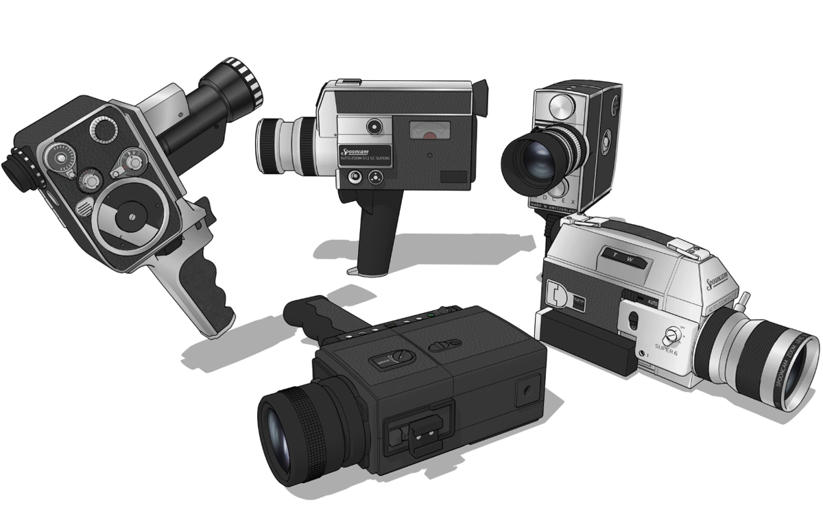 5 Types of retro camcorders
