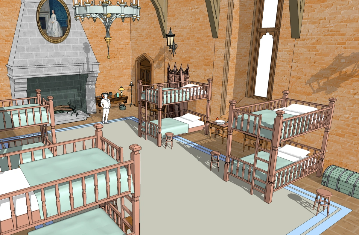 Medieval School - Dormitory (bedroom)