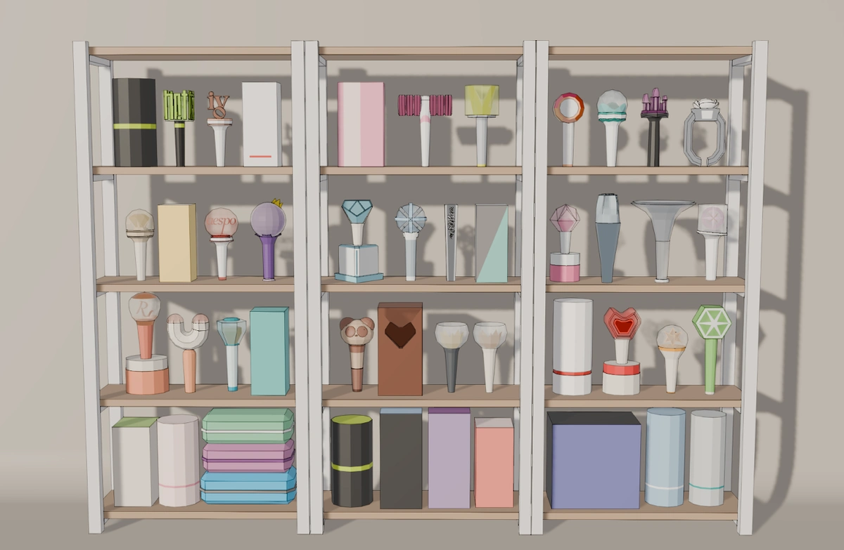 [Daily life/Props] Idol goods, light sticks, fan essentials