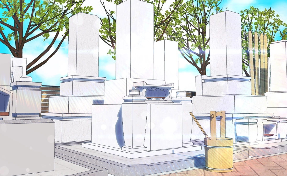 Flow of Remembrance 3 - Japanese style cemetery