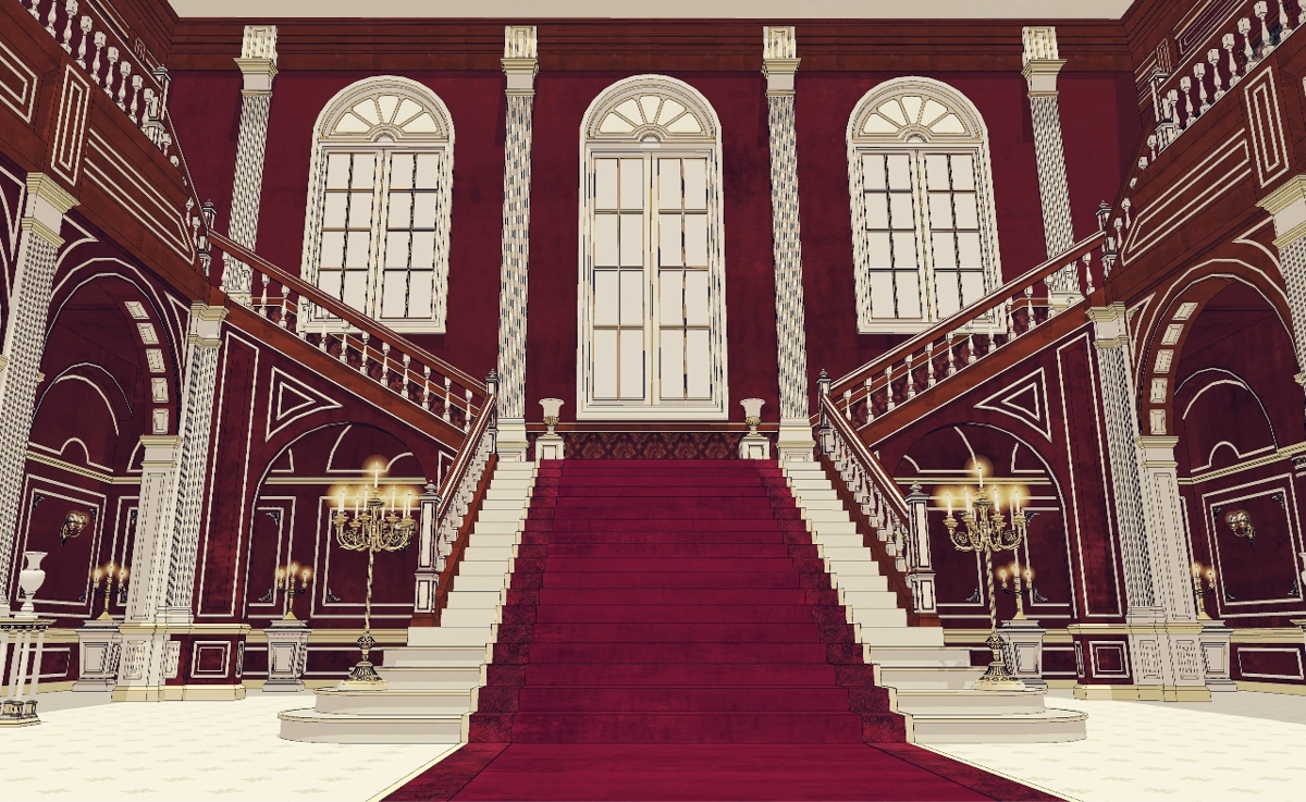 Fascinating lobby and drawing room